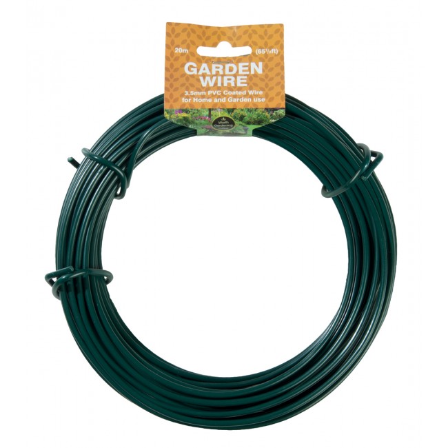 Garland 20m Garden Wire 3.5mm PVC Coated • Homeleigh Garden Centres