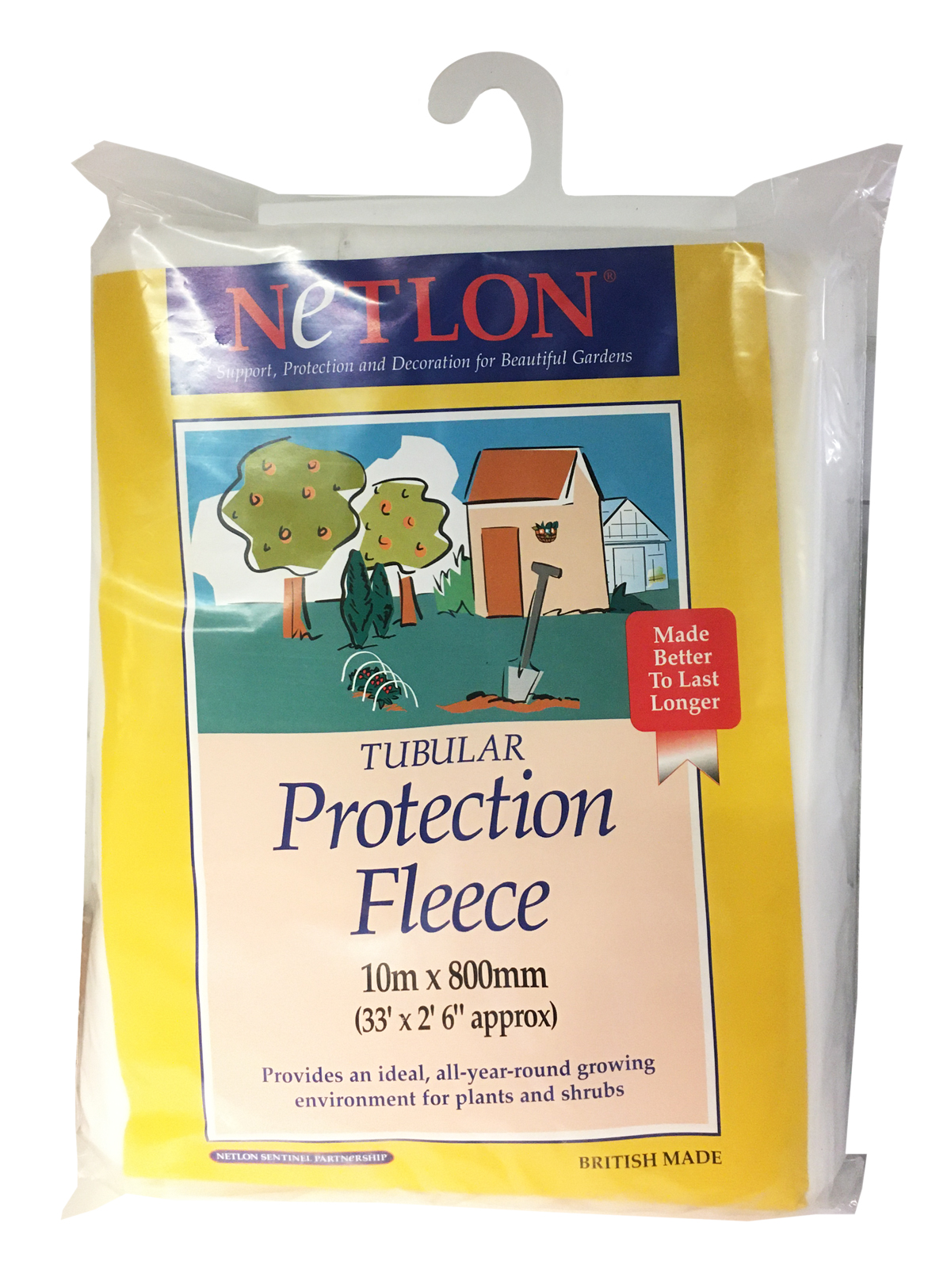 Netlon Tubular Plant Protection Fleece - 10m x 800mm • Homeleigh Garden ...