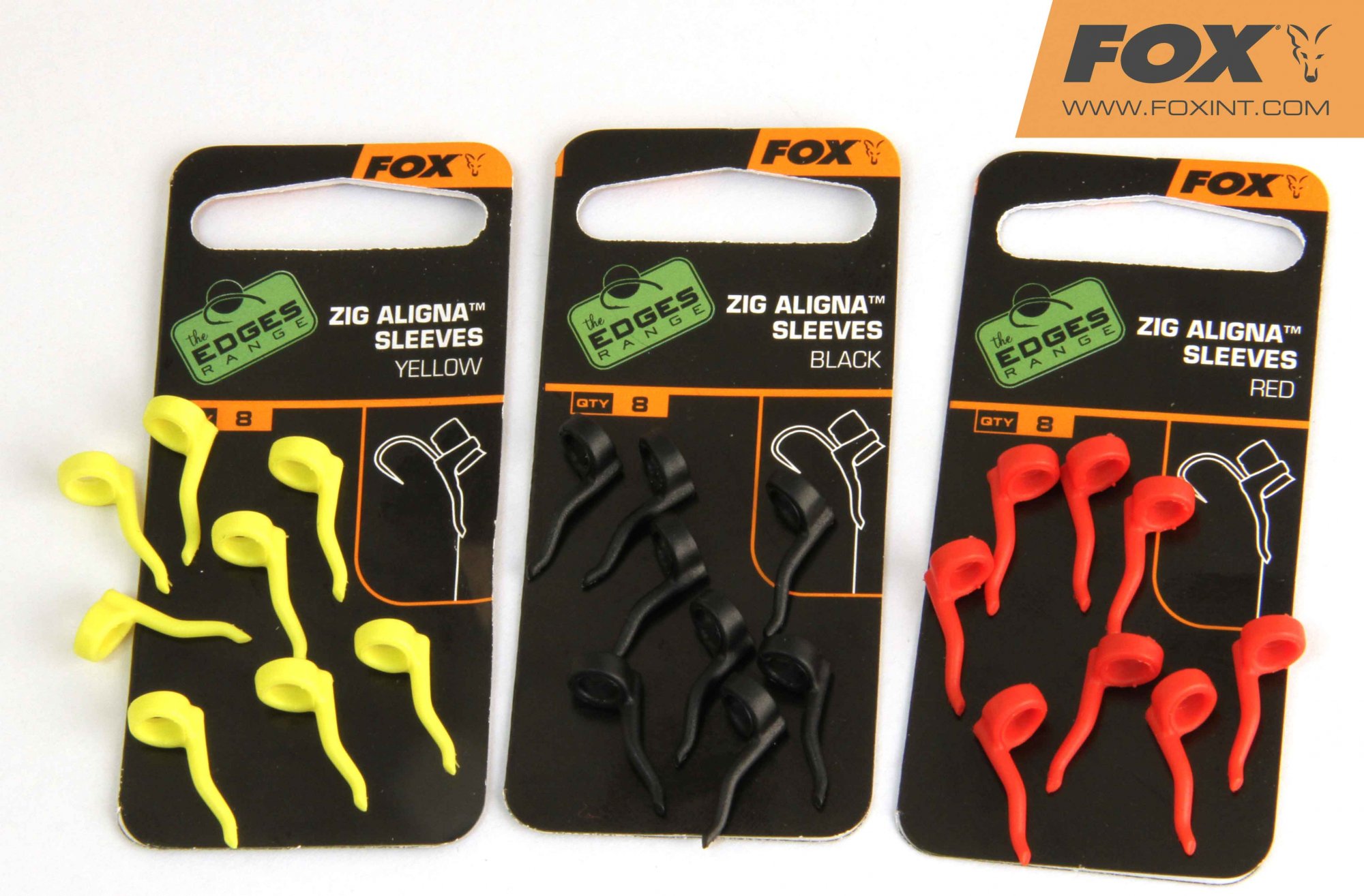 Fox Zig Aligna Sleeves X 8 • Homeleigh Garden Centres