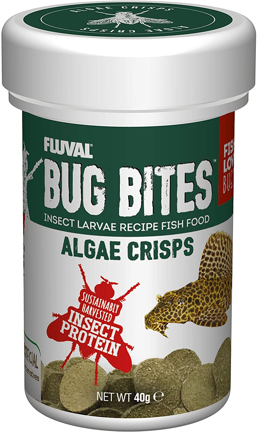 Fluval Bug Bites Algae Wafers 40gr • Homeleigh Garden Centres