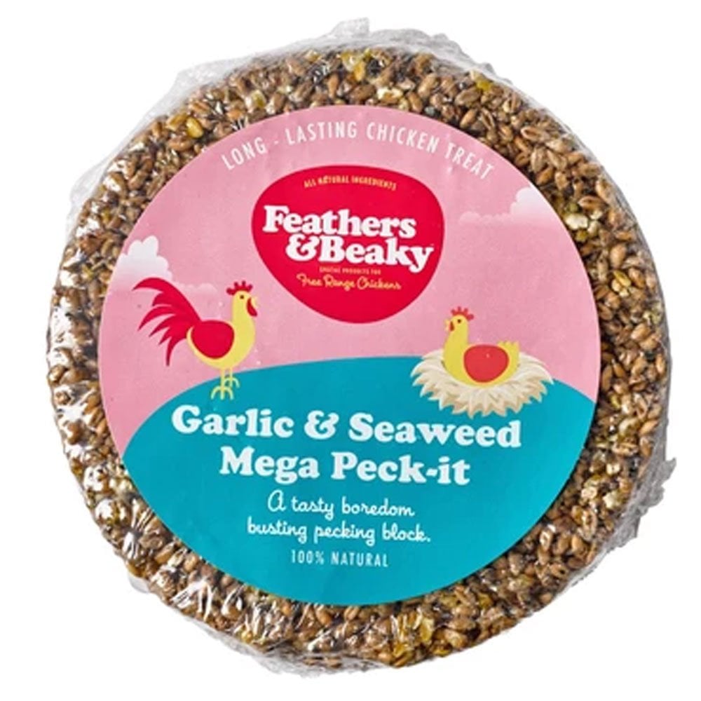 Feathers & Beaky Garlic & Seaweed Mega Peck-it • Homeleigh Garden Centres