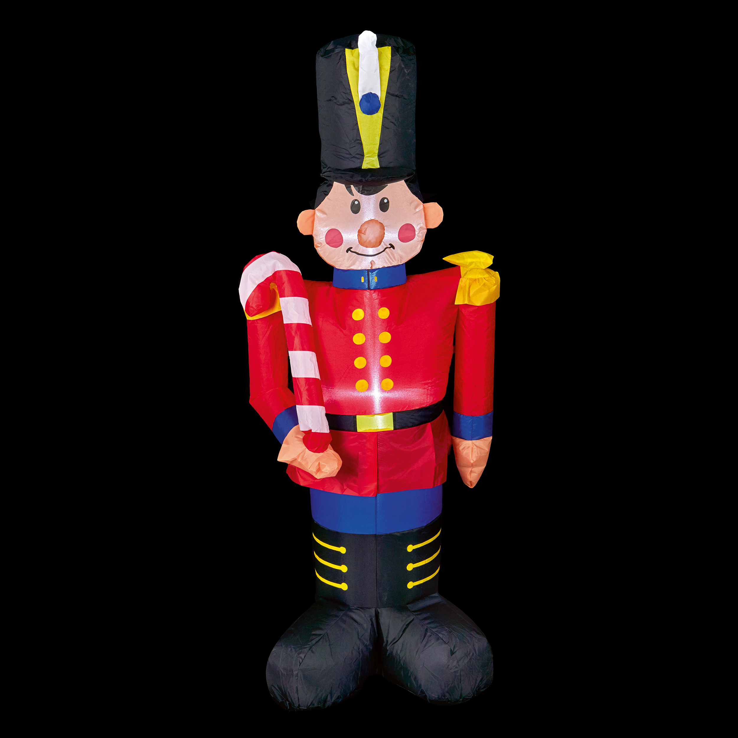 PREMIER 1.2M INFLATABLE TOY SOLDIER WITH CANDY CANE • Homeleigh Garden ...