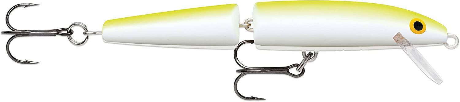 Rapala Jointed Floating 13cm Silver Fluoro Chart UV • Homeleigh Garden ...