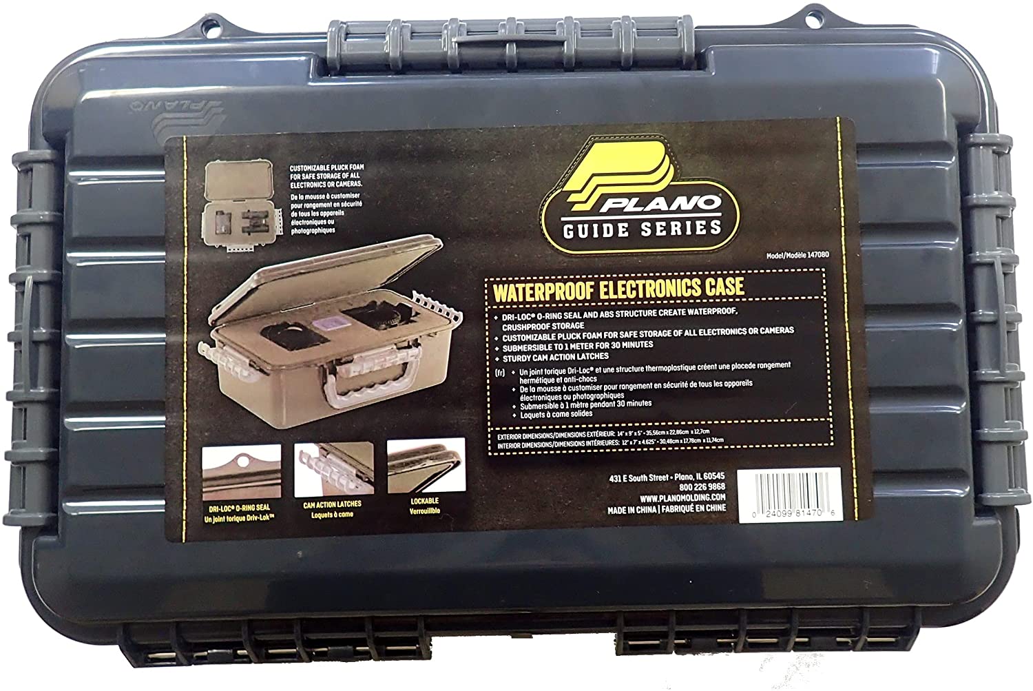 Plano Waterproof Electronics Case Charcoal • Homeleigh Garden Centres