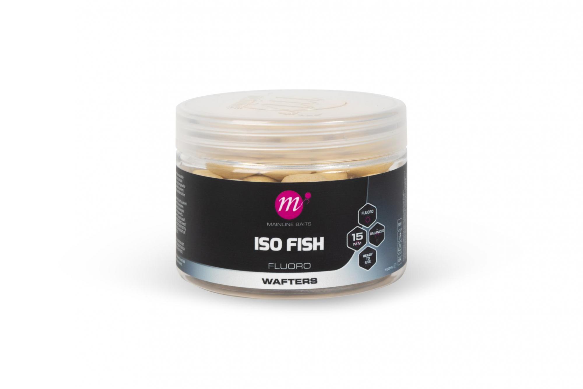 Mainline ISO Fish Fluoro Wafters - 15mm - White • Homeleigh Garden Centres