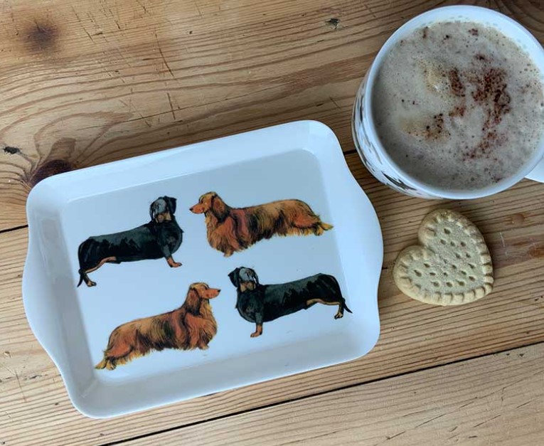 ALEX CLARK DACHSHUNDS DOG TRAY - SMALL • Homeleigh Garden Centres