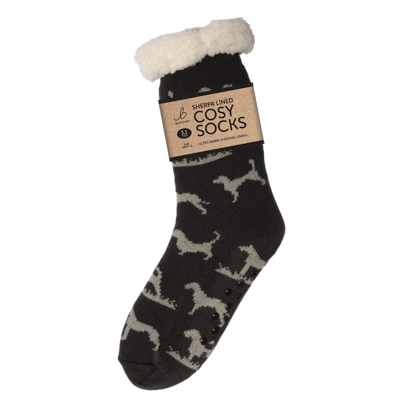 MENS SHERPA SOCKS - HUNTING DOGS • Homeleigh Garden Centres