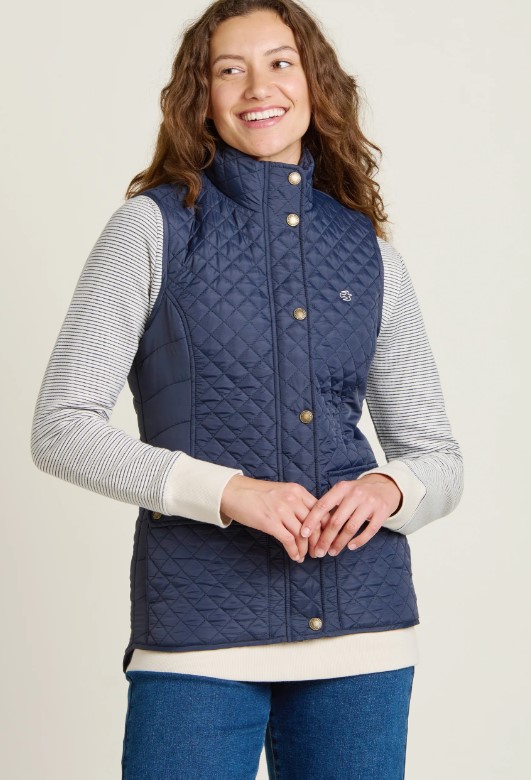 ABBAS CLASSIC COUNTRY QUILTED GILLET UK 10 • Homeleigh Garden Centres
