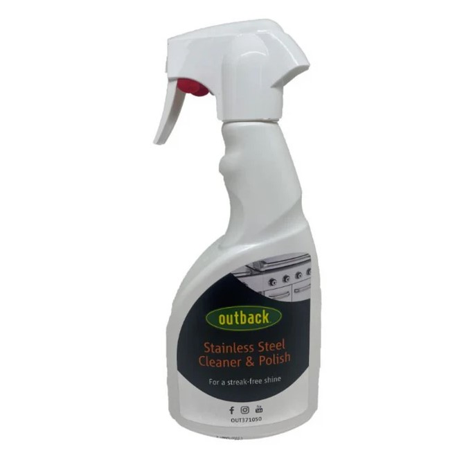 Outback BBQ Stainless Steel Cleaner 500ml • Homeleigh Garden Centres
